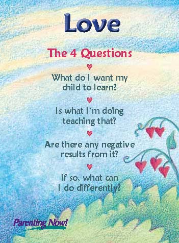 The 4 Questions Magnet - Parenting Now